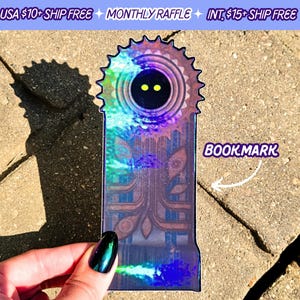 Bioshock Little Sister Vent Holographic Handmade Video Game Bookmarks ...