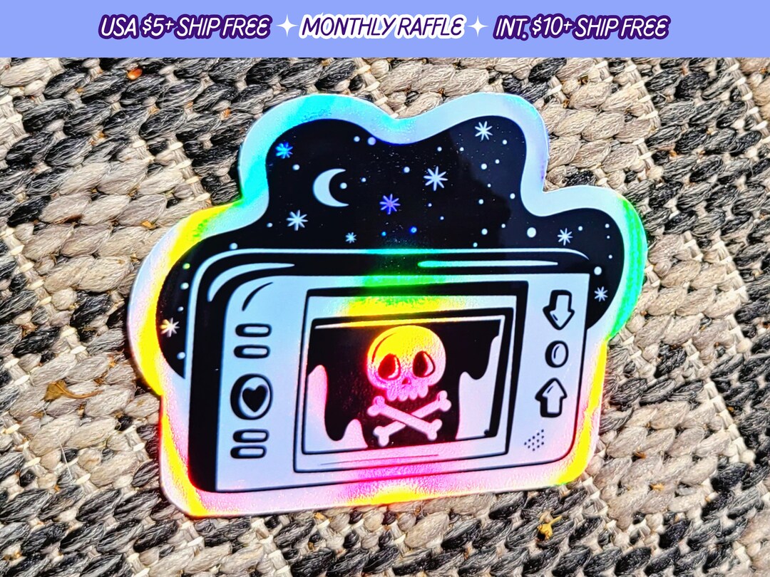 Magic Skull and Crossbones Handheld Video Game Console - Etsy