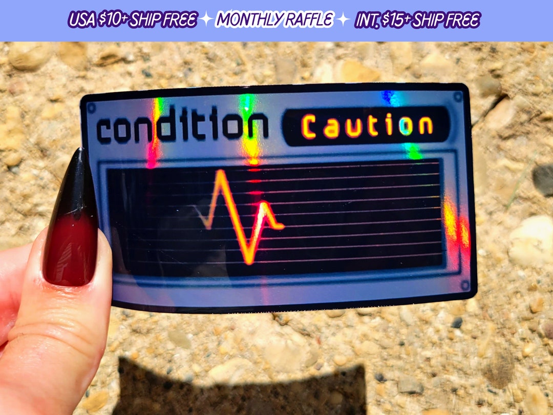 Resident Evil Condition Health Status Caution Weathered Vinyl Decal ...