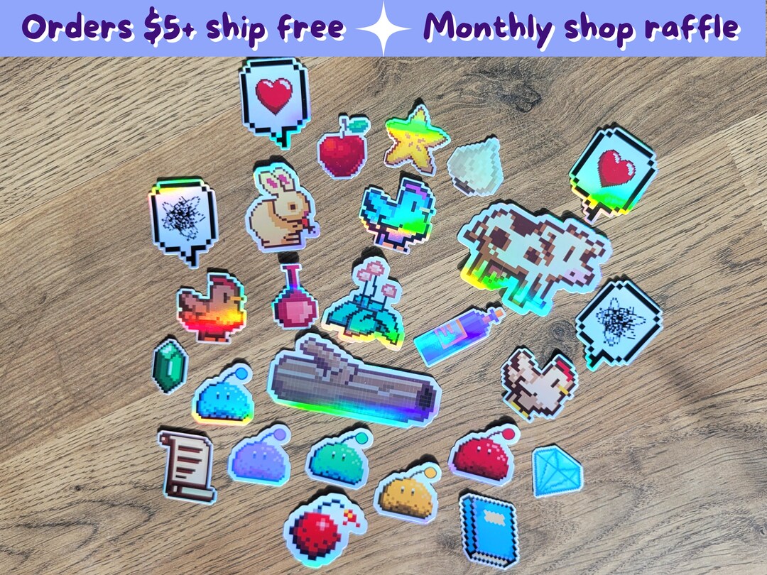 Stardew Valley Choose Your Vinyl Decal Sticker Pack Bundles - Etsy