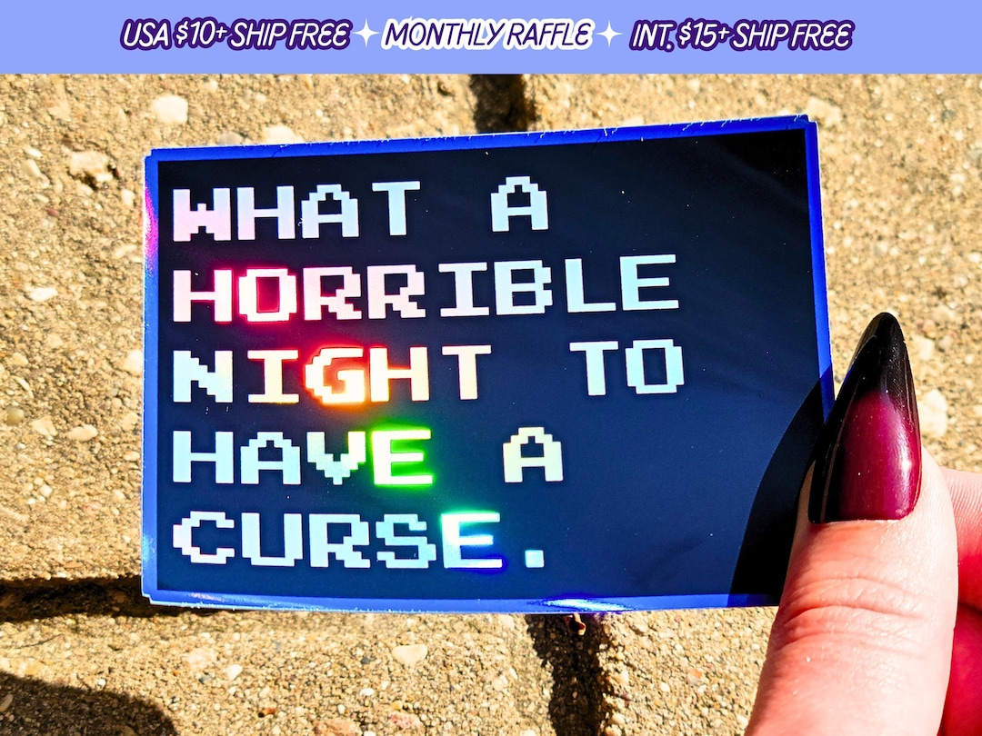What A Horrible Night to Have A Curse Handmade Holographic Castlevania ...
