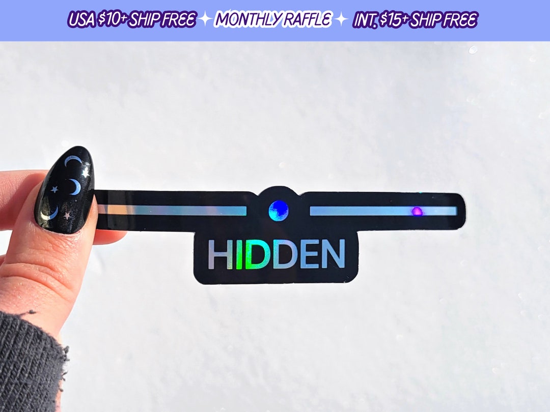 Skyrim Hidden Handmade Elder Scrolls Sneak Vinyl Sticker - Etsy