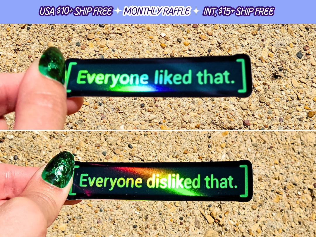 Fallout Everyone Liked That/disliked That Handmade Holographic Vinyl ...