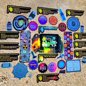 Fallout Wild Wasteland Handmade Holographic Vinyl Sticker - Etsy
