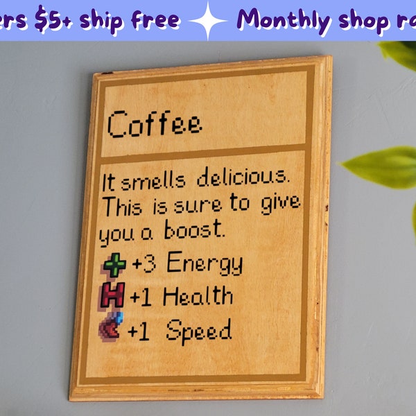 Stardew Valley Wooden Sign - Etsy