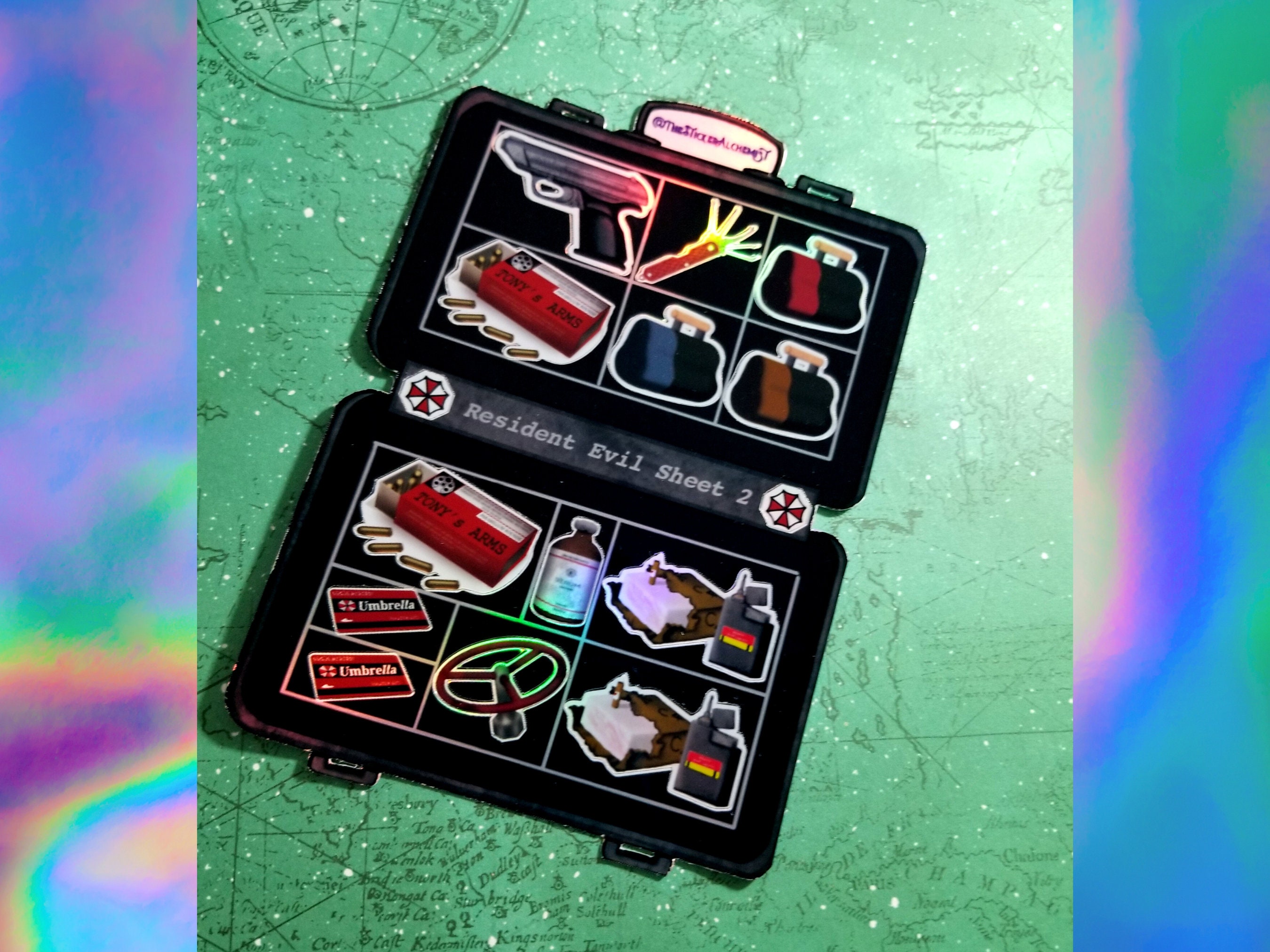 Resident Evil Briefcase VERSION 2 Vinyl Decal Sticker Sheet - Etsy