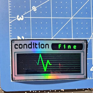 Resident Evil Condition Health Status Fine Weathered Vinyl Decal ...