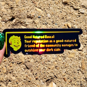 Fallout Reputations Handmade Holographic Vilified Idolized Vinyl ...