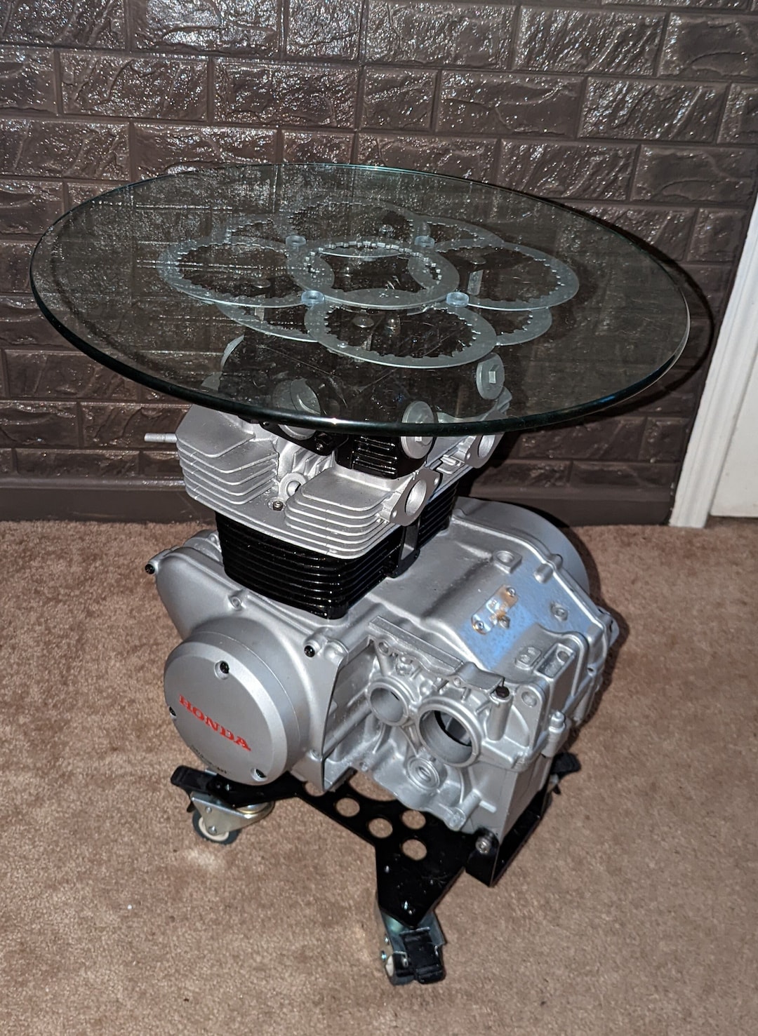 Vintage Honda 350 Motorcycle Engine Table - Etsy