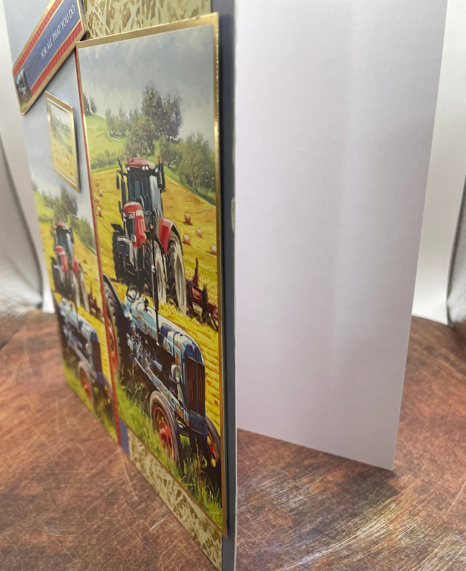 Farming Handmade Card - Etsy