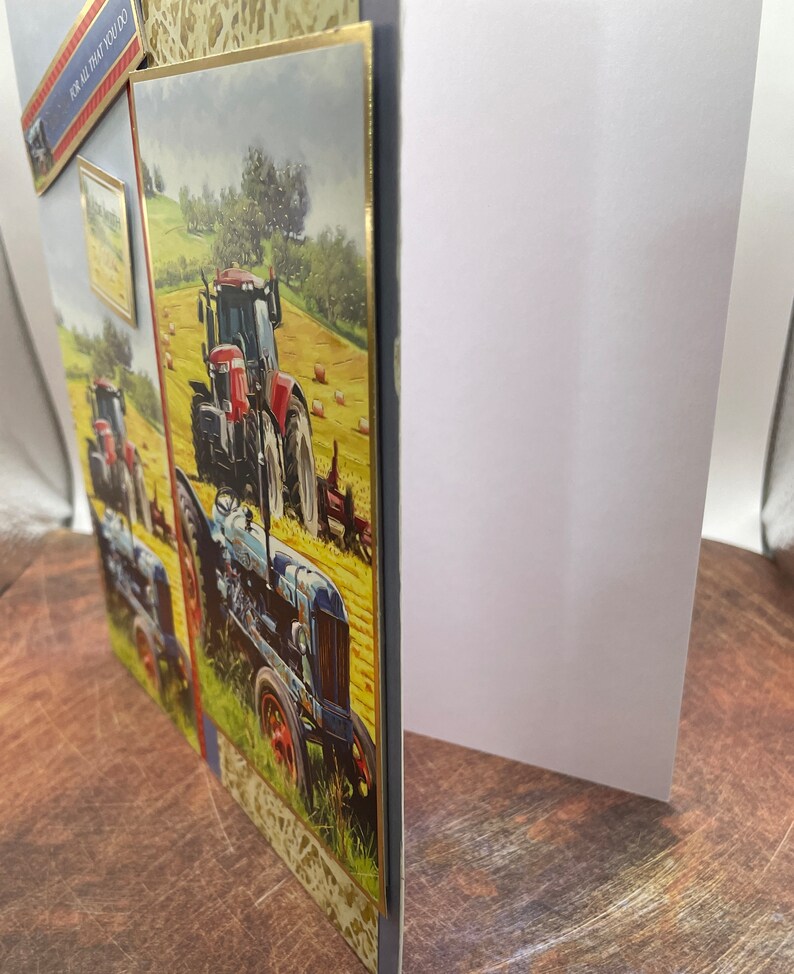 Farming Handmade Card - Etsy