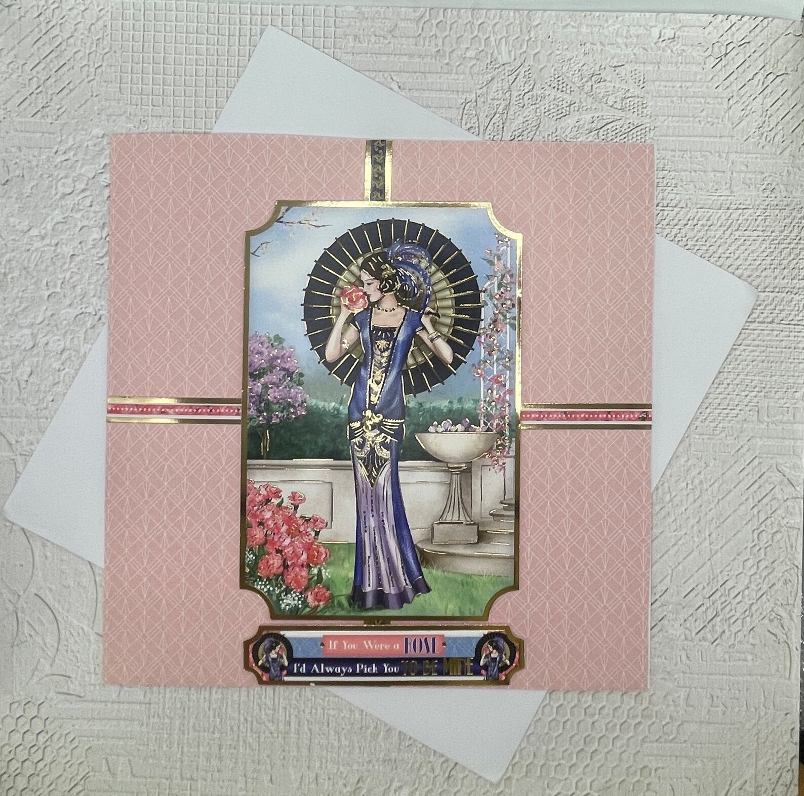 Art Deco Handmade Card - Etsy
