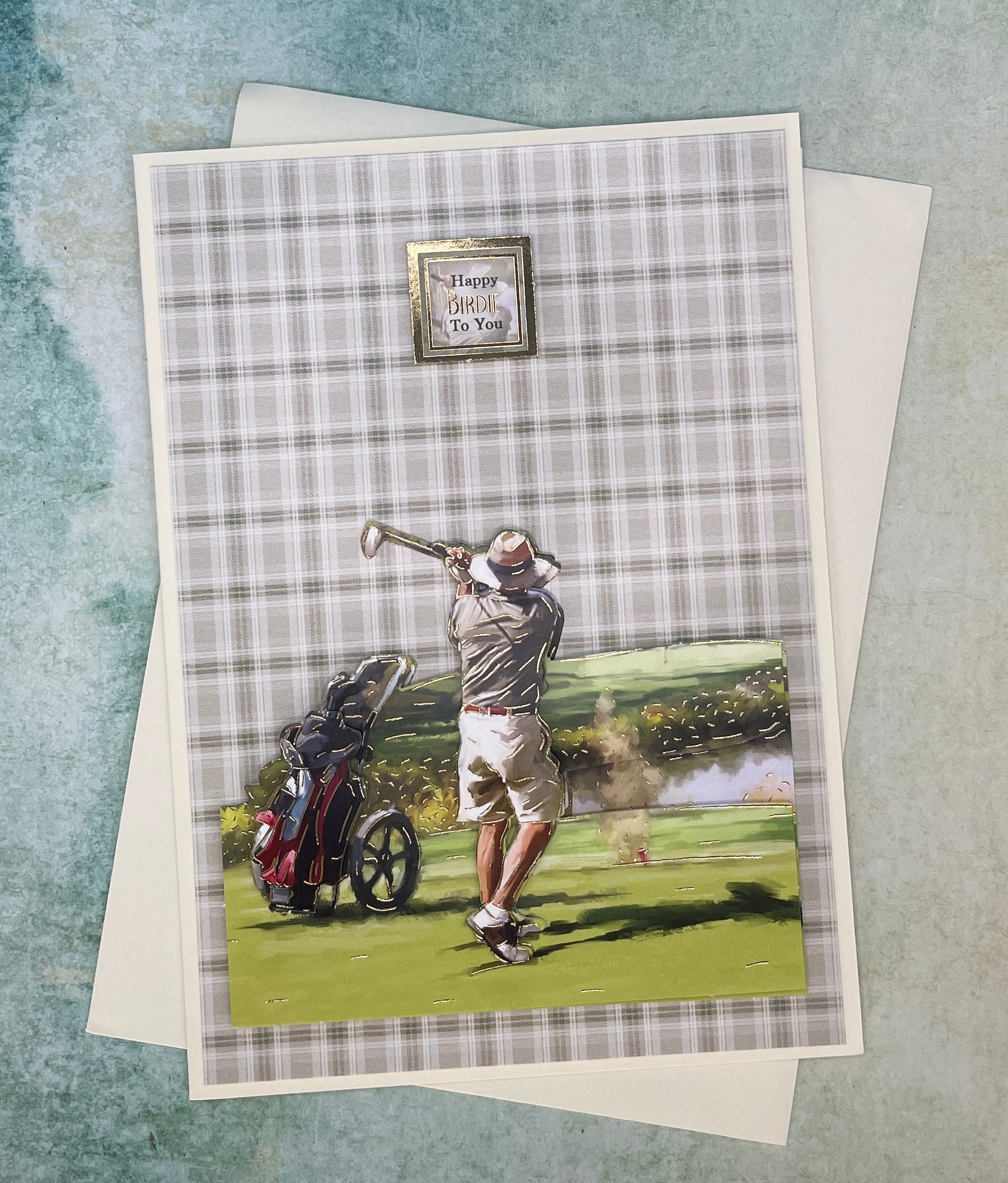 Male Golfing Just for You Handmade Card - Etsy Australia