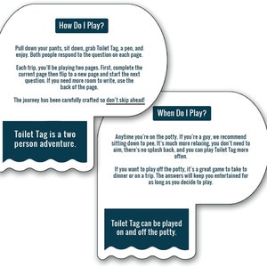 Toilet Tag - Hilarious Game for Couples Who Share the Same Potty ...
