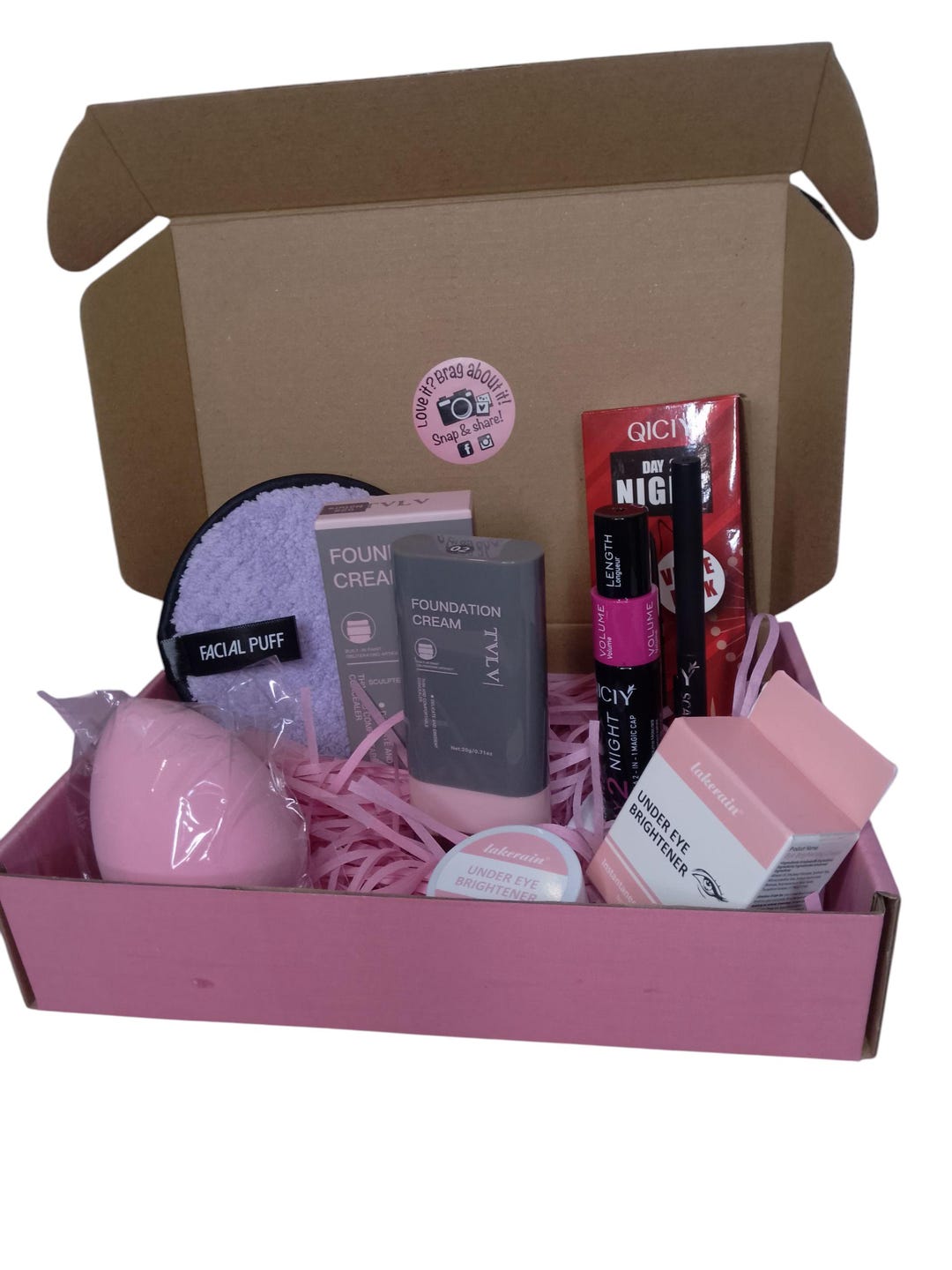 Cutesy Bundles Mini Ultimate Glow-up Makeup Box| Full Beauty With ...