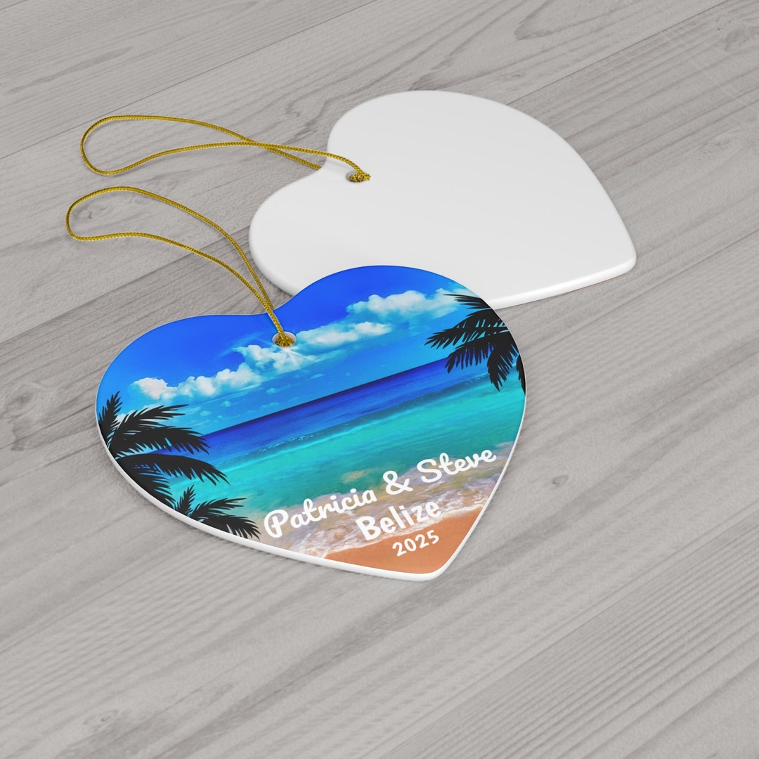 Belize CUSTOM Christmas Ornament, Nice Belize Memento, Great Belize ...