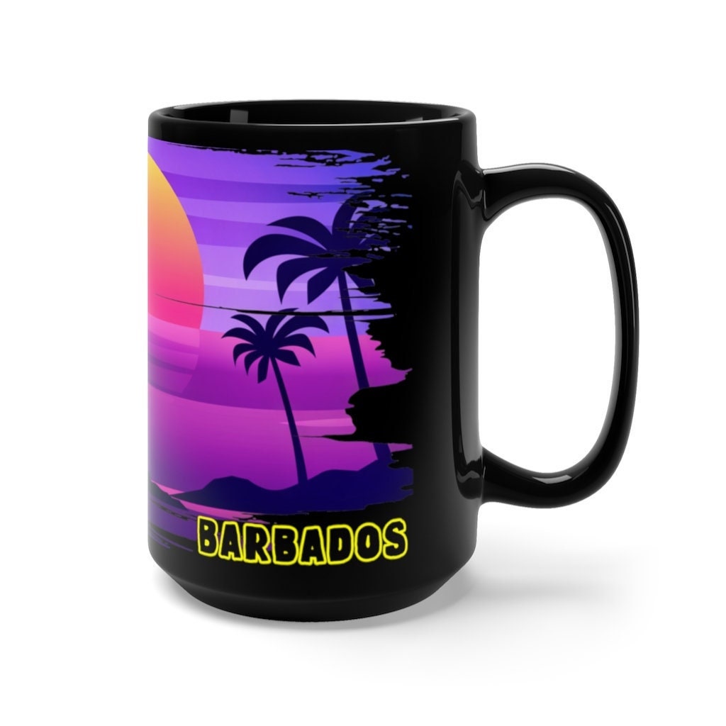 Barbados Coffee Cup, Unique Barbados Souvenir, Barbados Gift, FREE ...
