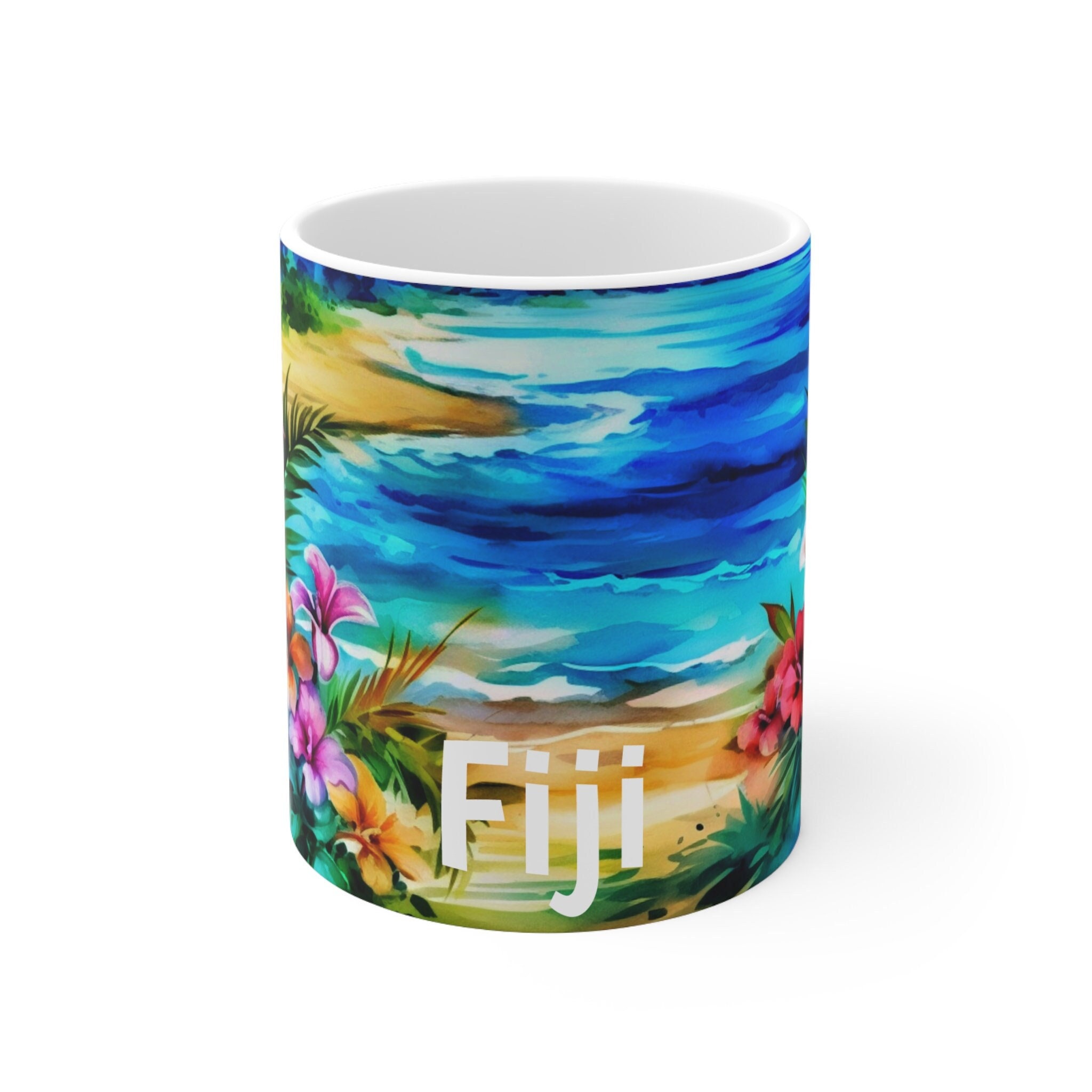 Fiji CUSTOM Coffee Cup, Nice Fiji Souvenir, Great Fiji Keepsake ...