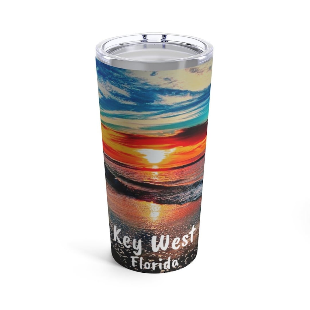 Key West Drink Tumbler, Unique Key West Gift, Key West Florida, FREE ...