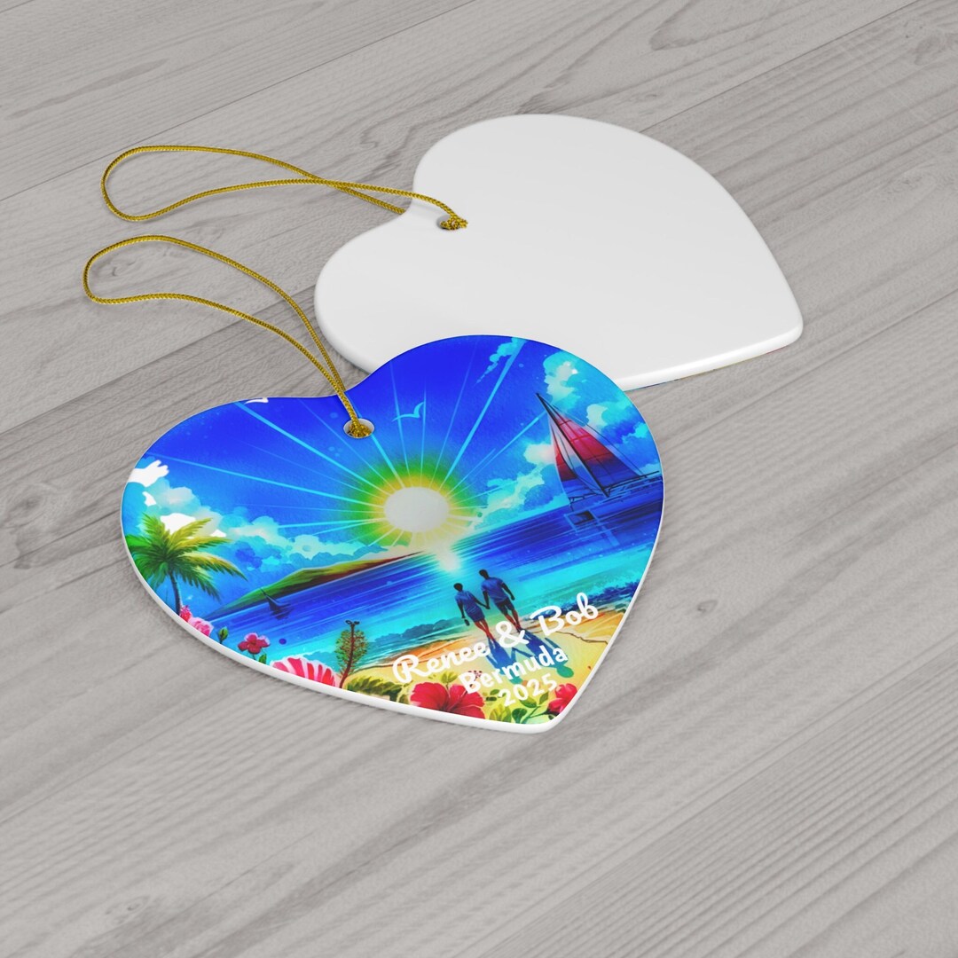 Bermuda CUSTOM Christmas Ornament, Unique Bermuda Custom Memento, Great ...