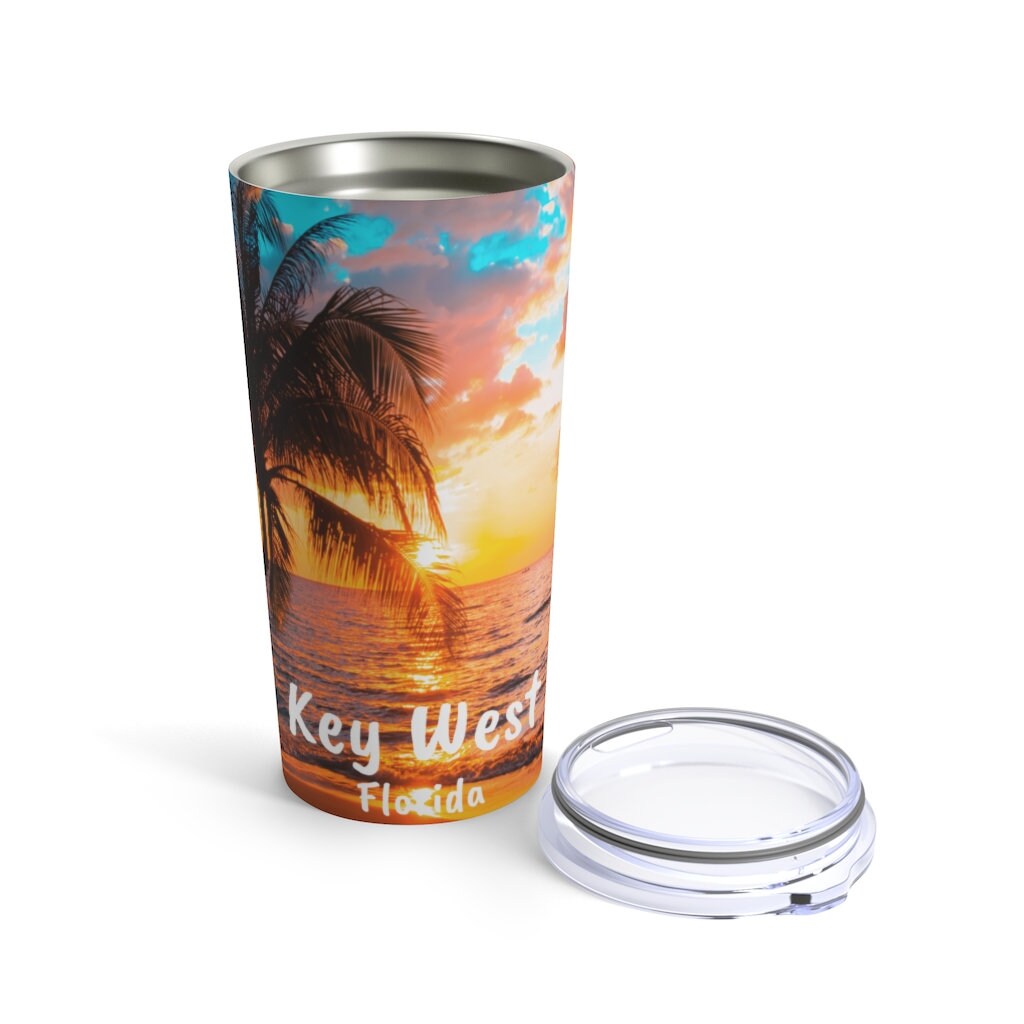 Key West Drink Tumbler, Unique Key West Water Bottle, Key West Souvenir ...