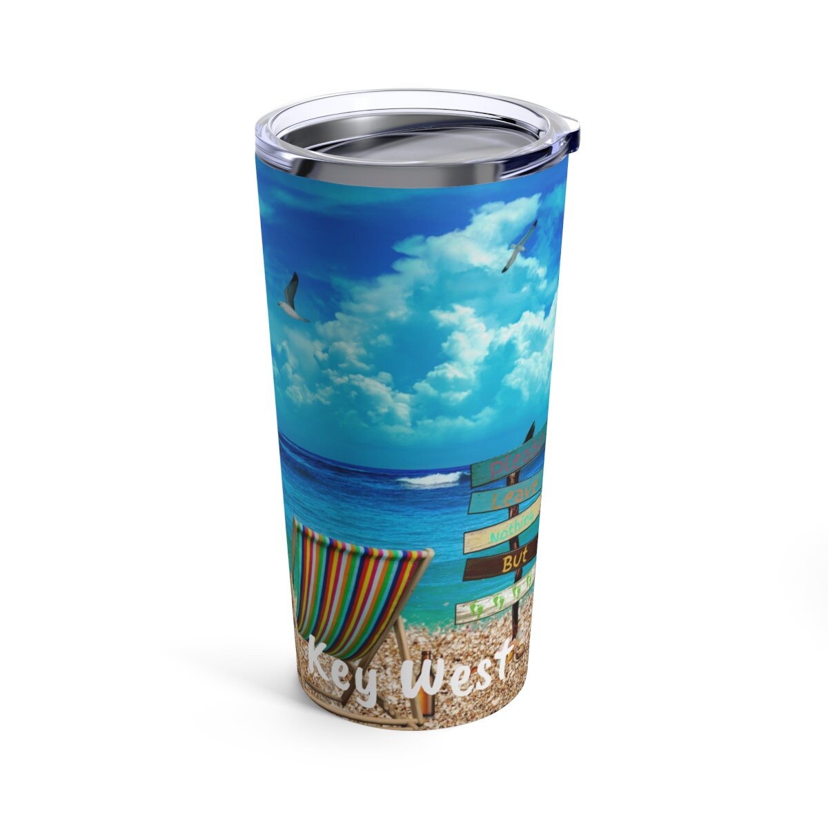 Key West Water Tumbler, Unique Key West Water Bottle, Key West 20oz ...