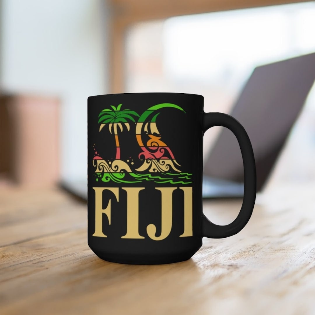 Fiji Coffee Mug, Unique Fiji Gift, Fiji Memorabilia, Fiji Memento, FREE ...