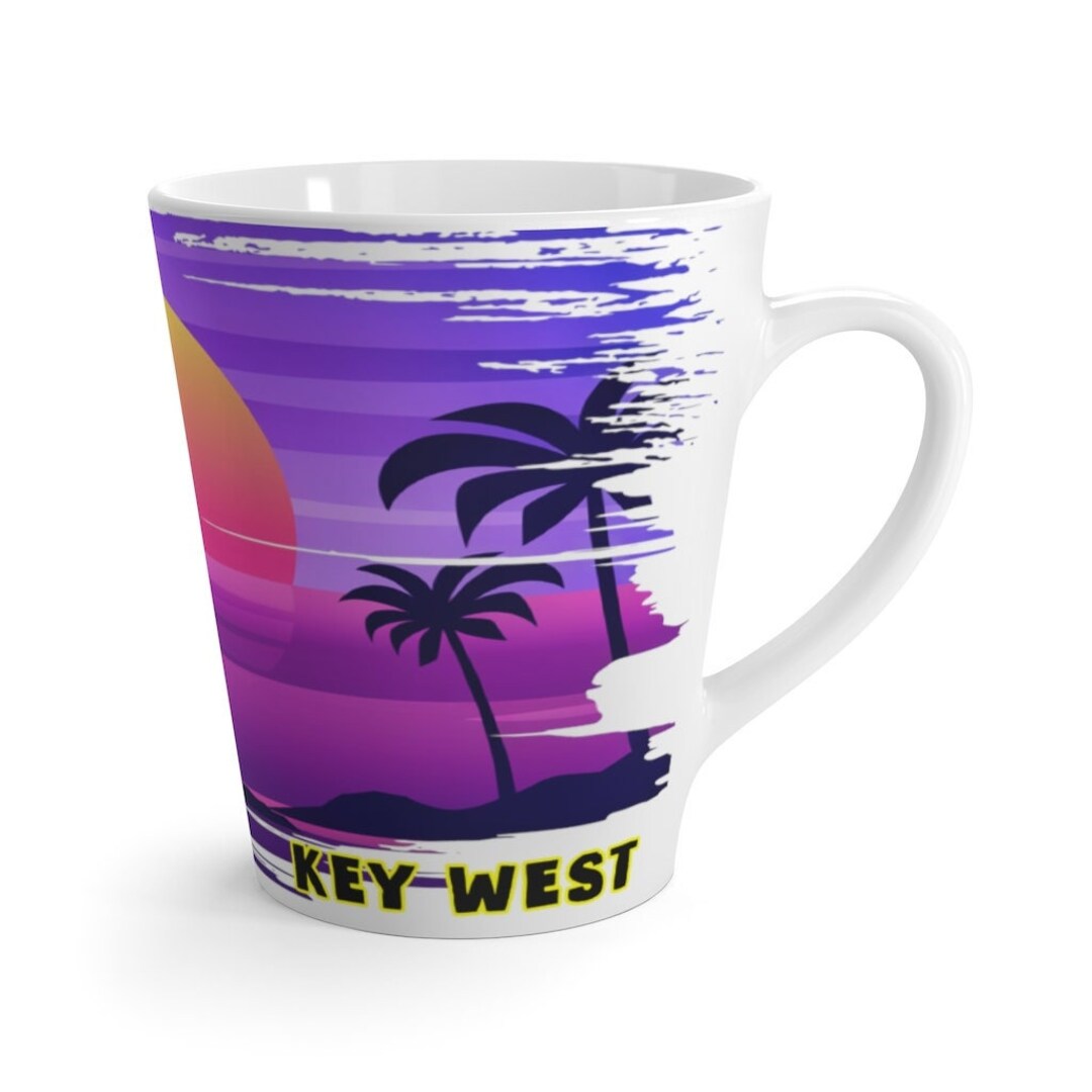 Key West Latte Mug, Unique Key West Souvenir, Key West Gift Idea, Key ...