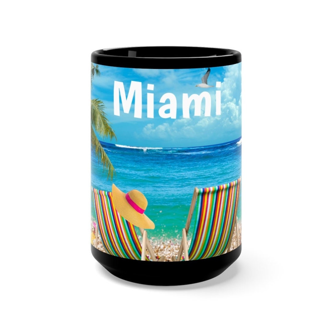 Miami Coffee Mug, Unique Miami Souvenir, Miami Gift, Miami Memorabilia ...
