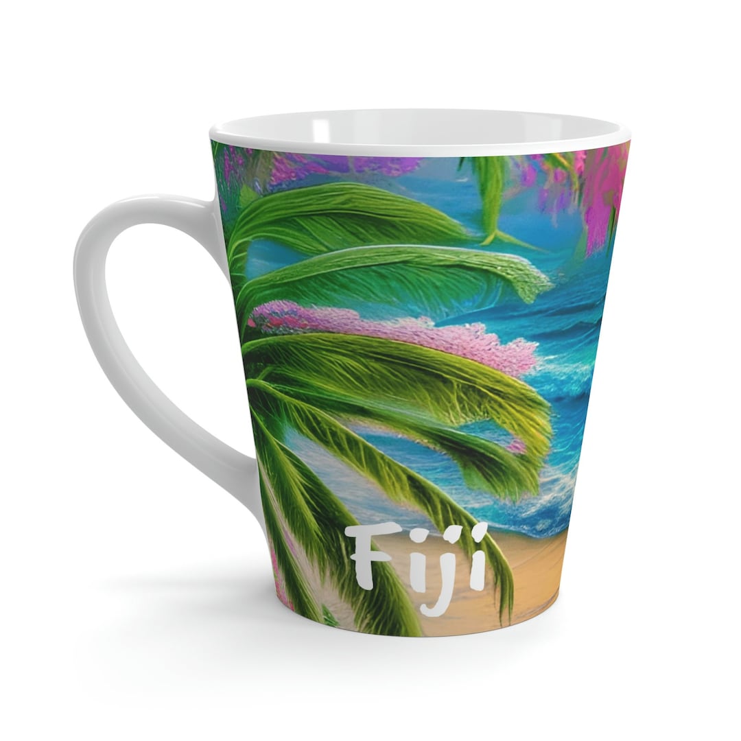 Fiji Latte Mug, Unique Fiji Souvenir, Fiji Keepsake, FREE SHIPPING ...