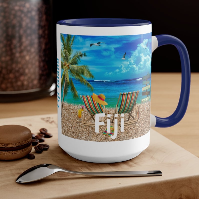 Fiji Coffee Mugs, Nice Fiji Souvenir, Fiji Memorabilia, 5 COLORS, FREE ...