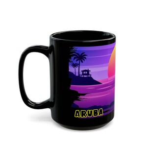 Aruba Coffee Cup, Unique Aruba Souvenir, Great Aruba Memento, FREE ...
