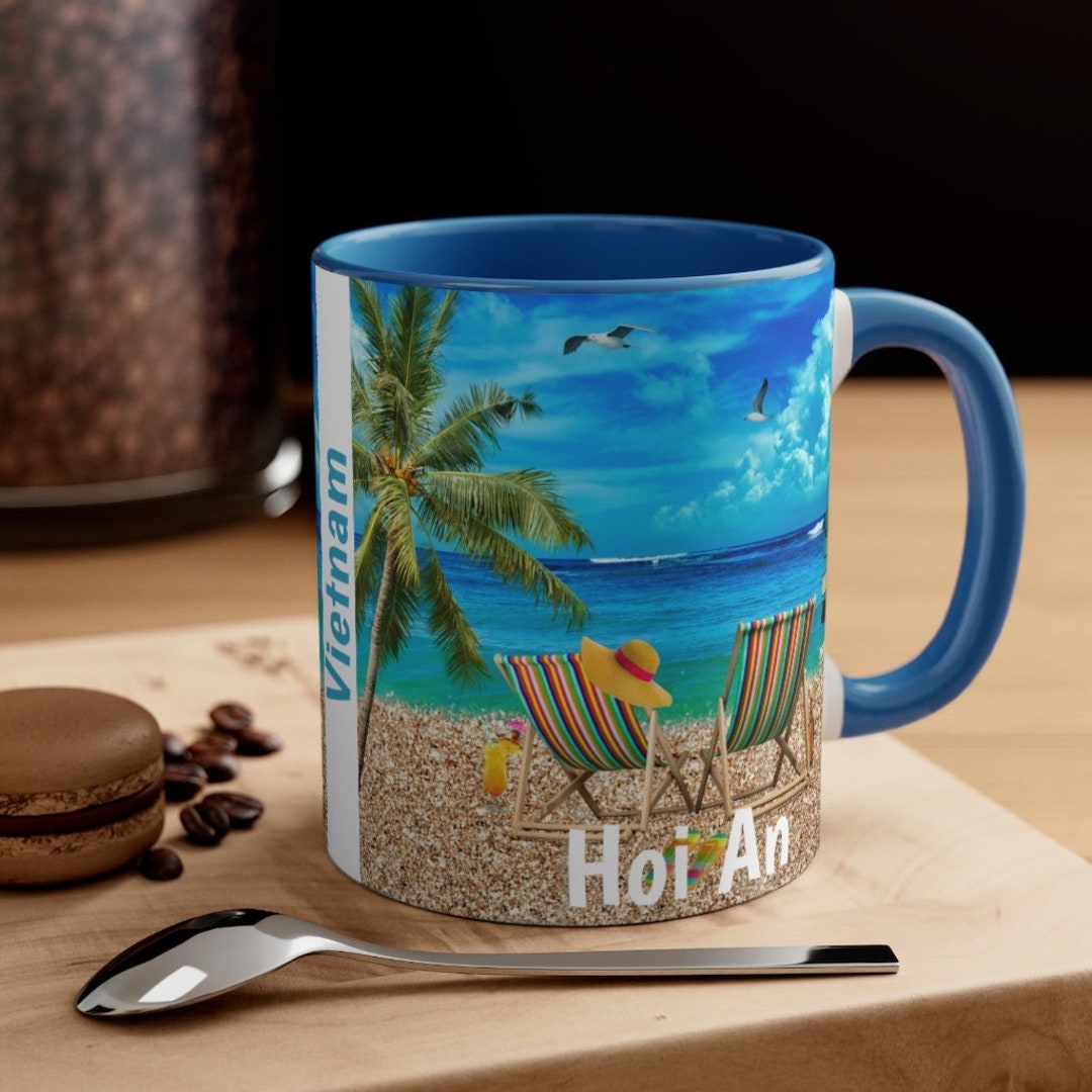 Hoi an Coffee Cups, Unique Hoi an Vietnam 11oz Memorabilia, 3 COLORS ...