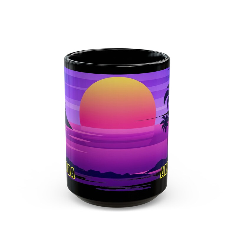 Aruba Coffee Cup, Unique Aruba Souvenir, Great Aruba Memento, FREE ...