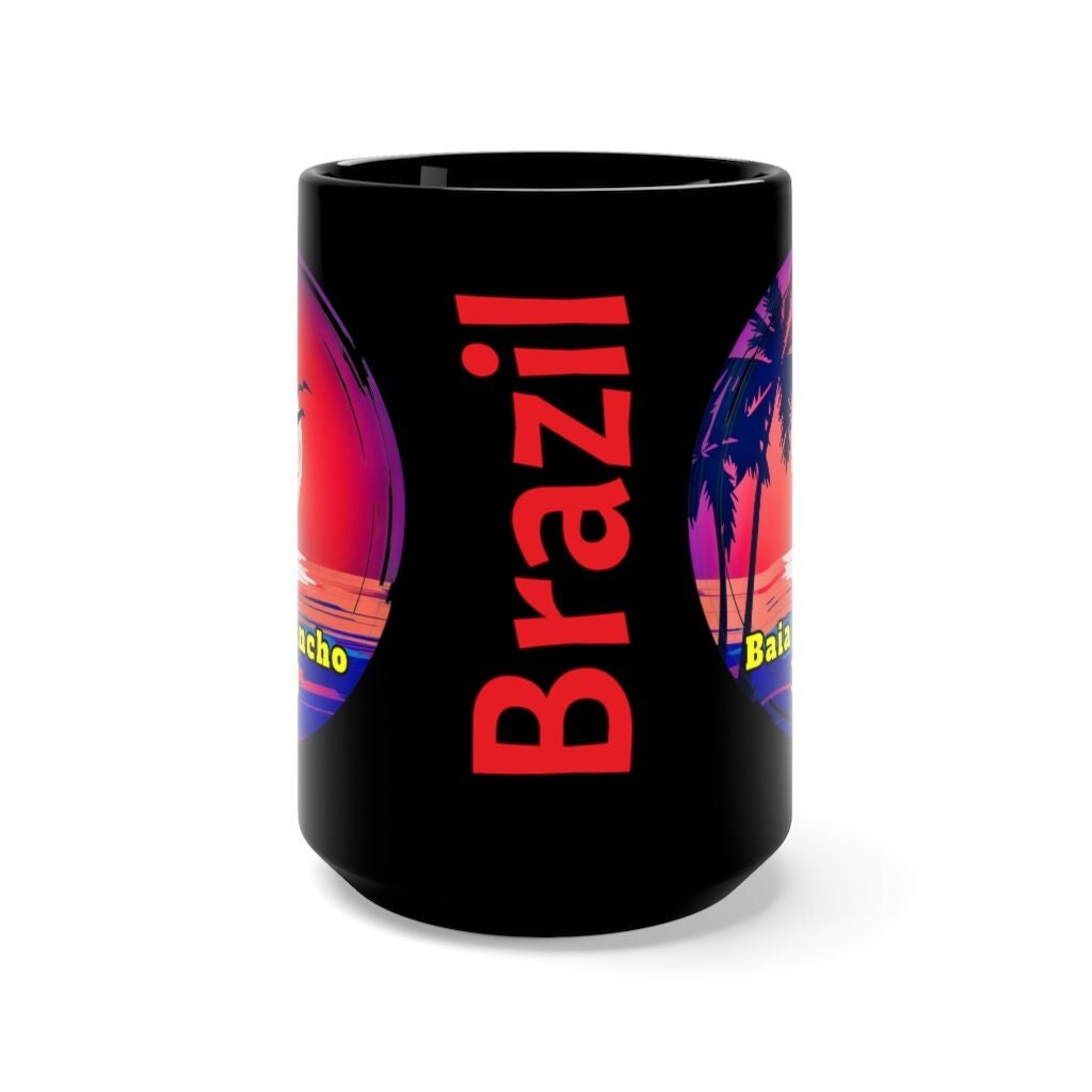 Brazil Coffee Mug, Unique Brazil Memorabilia, Baia Da Sancho Beach ...