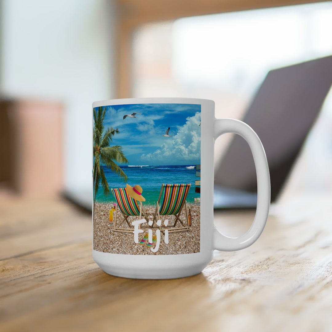 Fiji Coffee Mug, Unique Fiji Souvenir, Fiji Memory FREE SHIPPING, Good ...