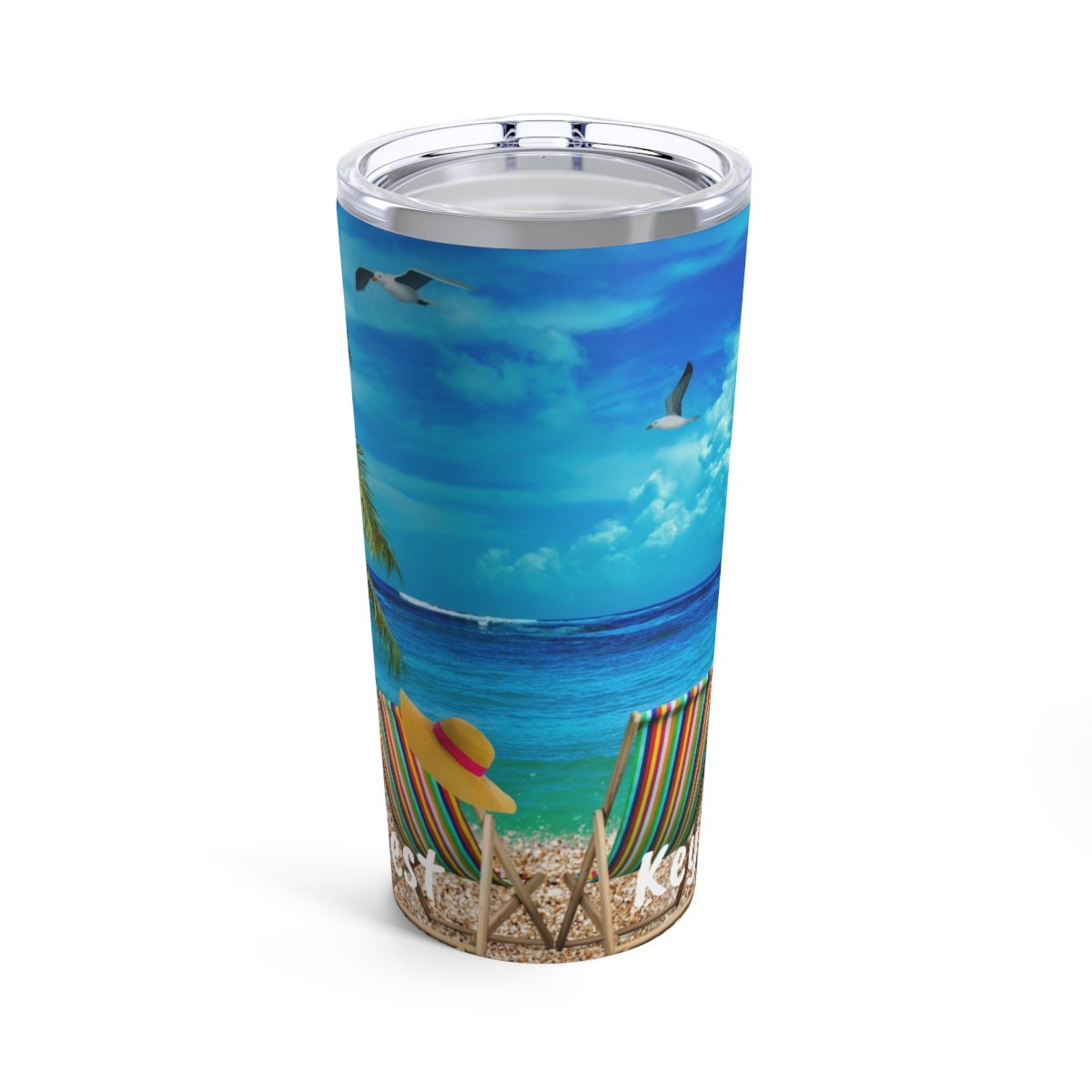 Key West Water Tumbler, Unique Key West Water Bottle, Key West 20oz ...