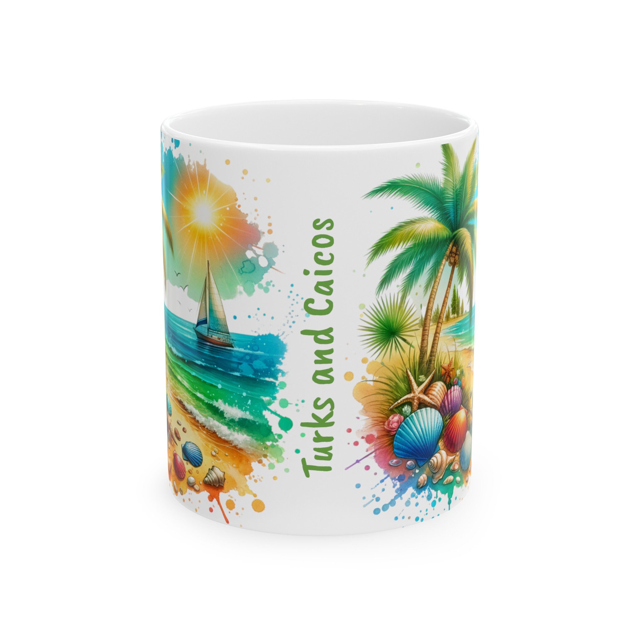 Turks and Caicos Coffee Cup, Turks and Caicos Memory, Great Turks ...