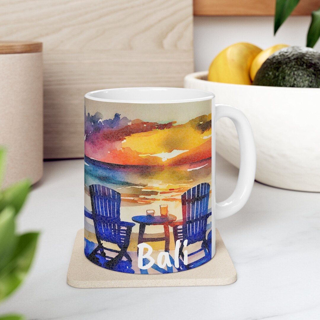 Bali CUSTOM Coffee Cup, Great Bali Souvenir, Good Bali Memento ...