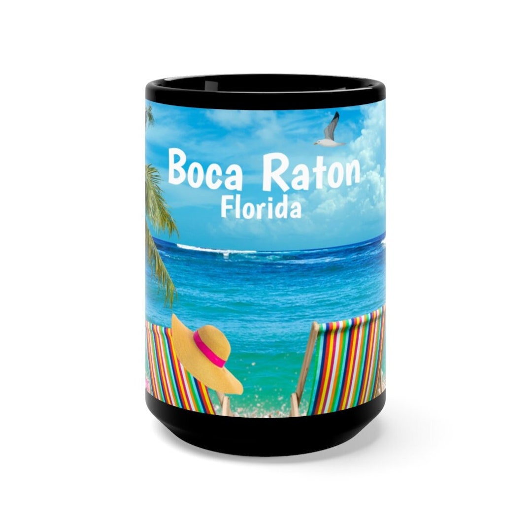 Boca Raton Coffee Mugs, Unique Boca Raton Souvenir, Boca Raton ...
