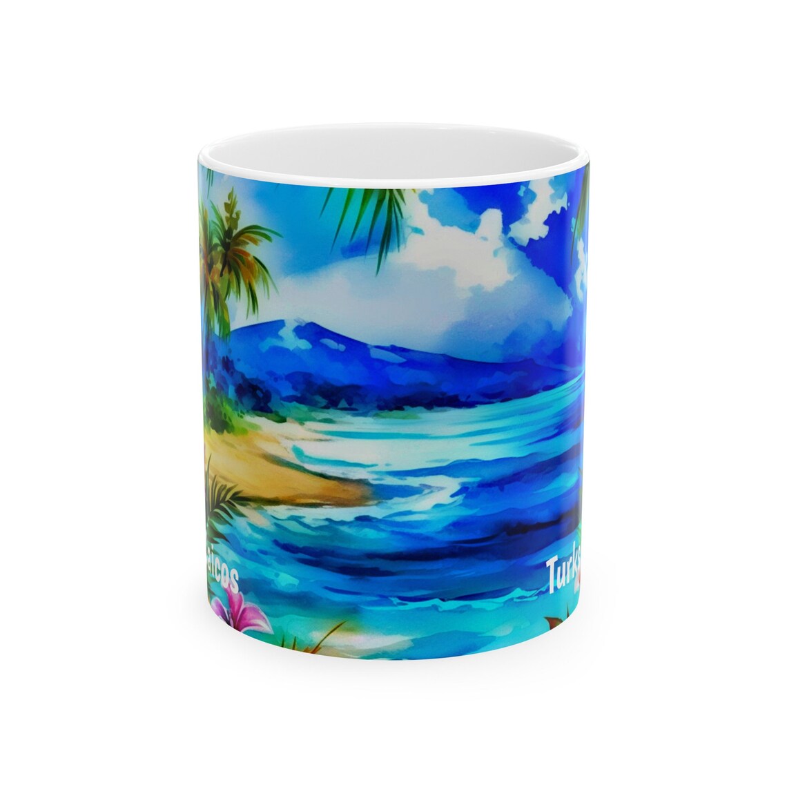 Turks and Caicos Coffee Cup, Great 11oz Turks Caicos Mug, Nice Turks ...