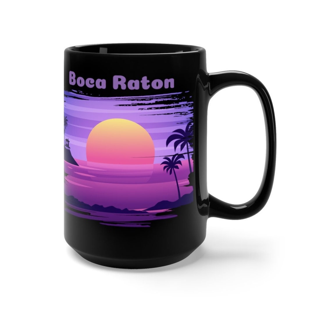 Boca Raton Coffee Cup, Unique Boca Raton Souvenir, Nice Boca Raton Gift ...