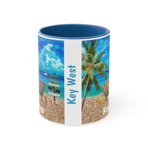 Key West Coffee Cup, Unique Key West 4 COLORS Memorabilia, Great Key ...