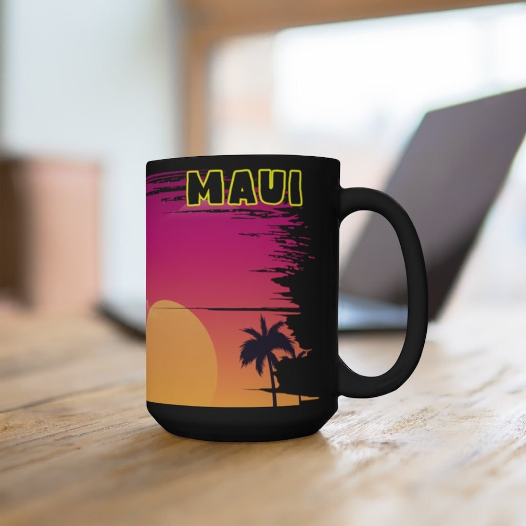 Maui Coffee Cup, Maui Souvenir, Maui Memorabilia, FREE SHIPPING, Maui ...