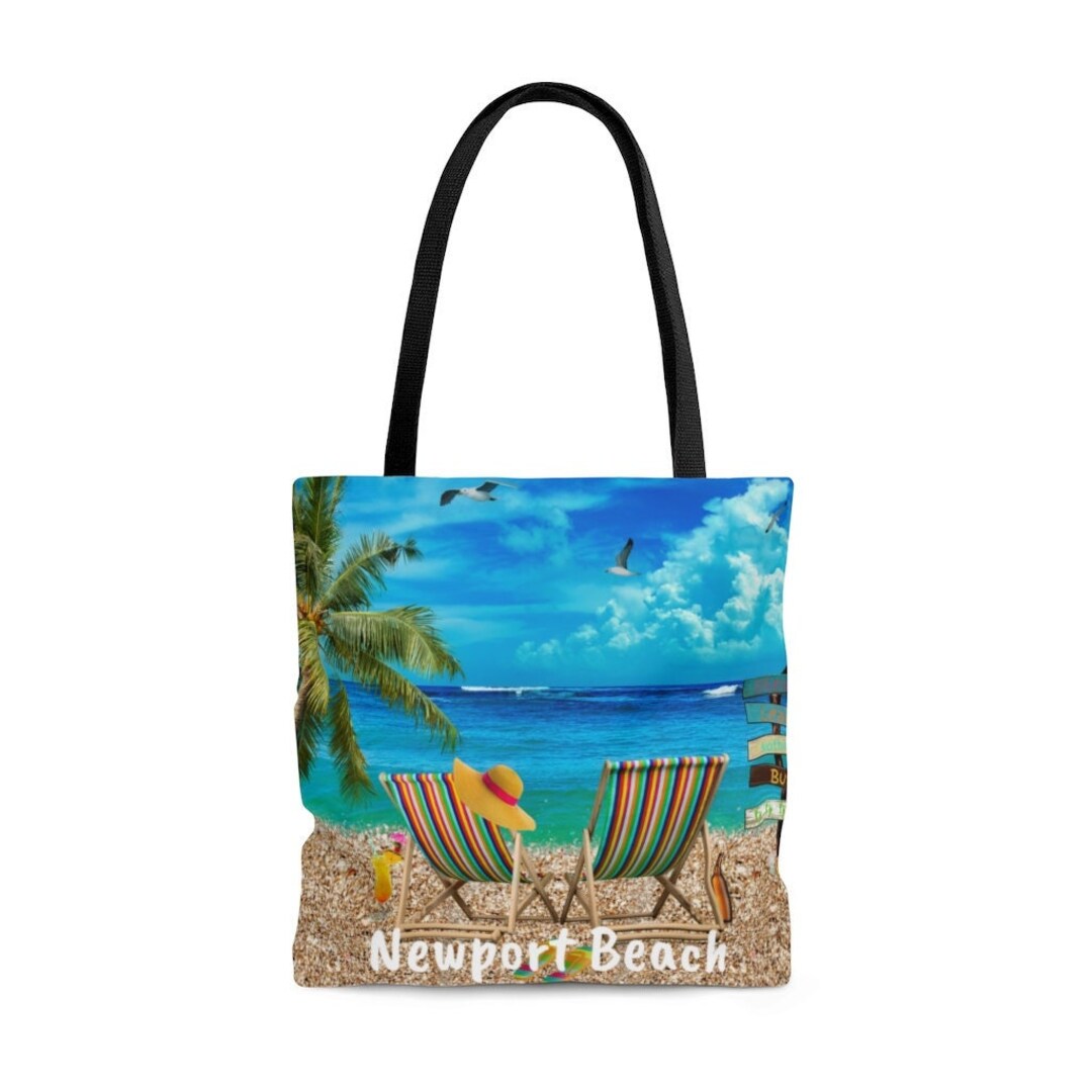 Newport Beach Tote/beach Bags, Original Newport Beach Gift Ideas, FREE ...