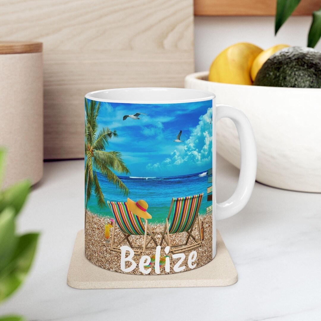 Belize Coffee Cup, Awesome Belize Memento, Nice Belize Memory, FREE SHIPPING (big Value) Great ...