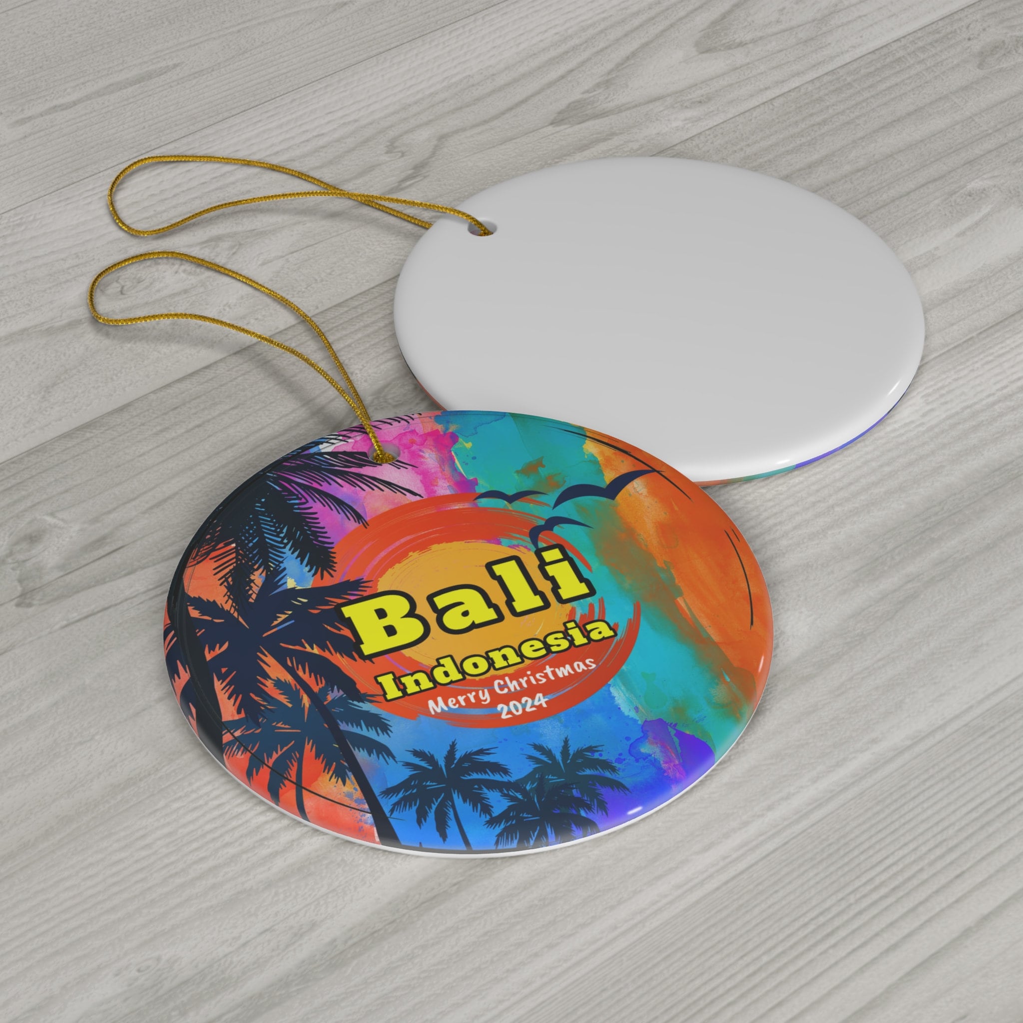 Bali CUSTOM Christmas Ornaments, Nice Bali Souvenir, Great Bali Memento ...