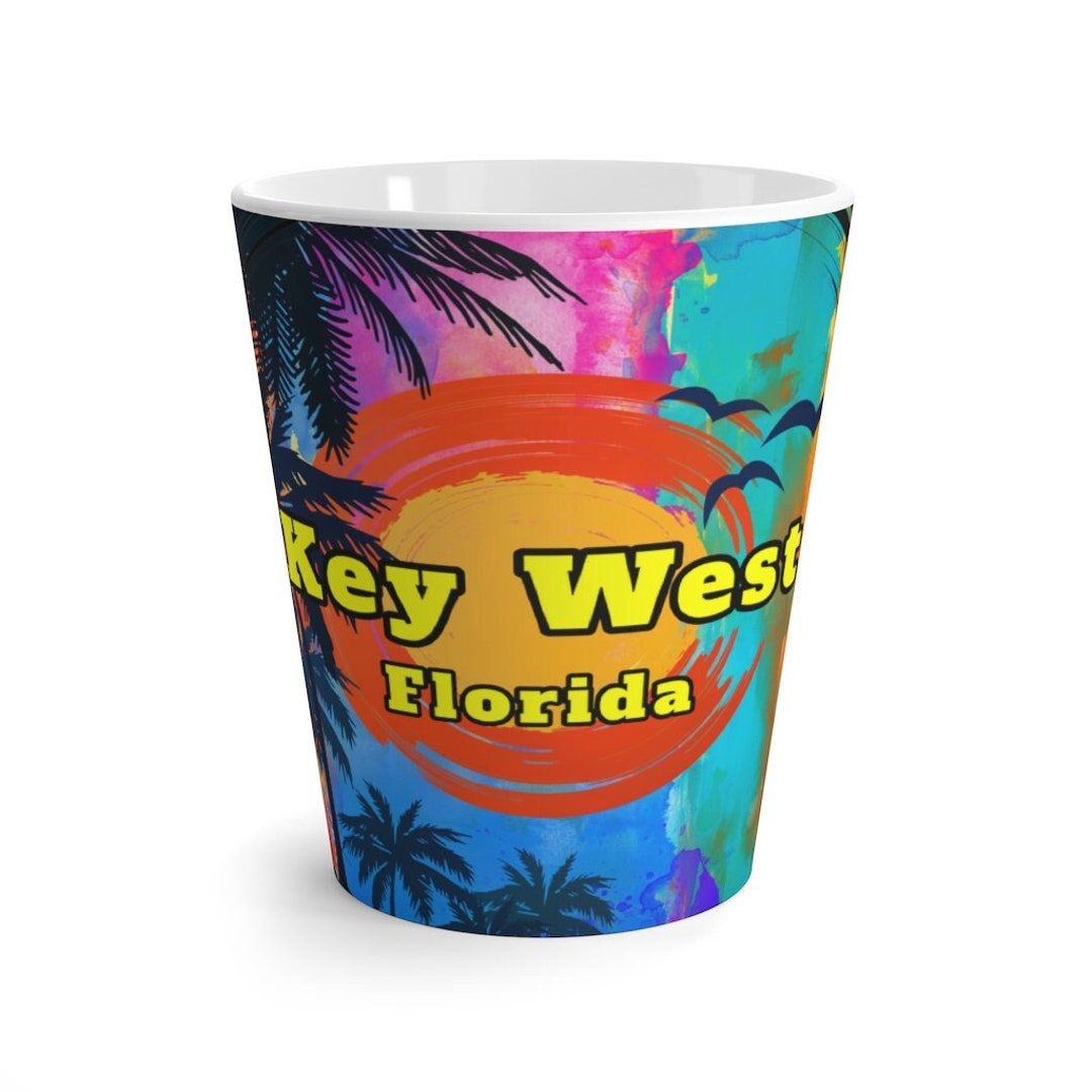 Key West Latte Cup, Unique Key West Memorabilia, FREE SHIPPING, Great ...
