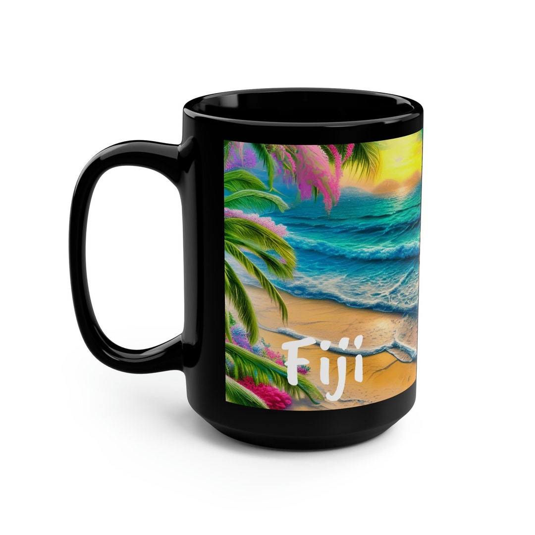 Fiji Coffee Mug, Unique Fiji Memento, Great Fiji Memory, FREE SHIPPING ...