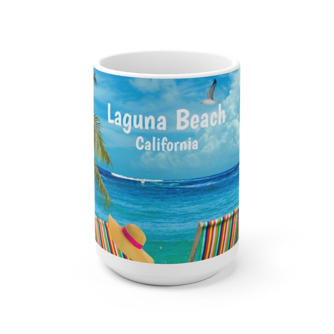Laguna Beach Coffee Mug, Unique Laguna Beach Memorabilia, 2 SIZES, Nice ...